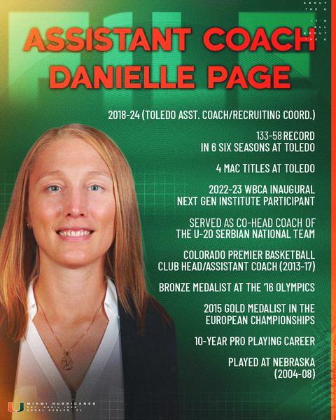 Danielle Page – University of Miami Athletics