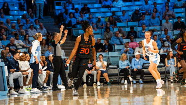 Miami Just Shy of Remarkable Comeback at No. 20 UNC