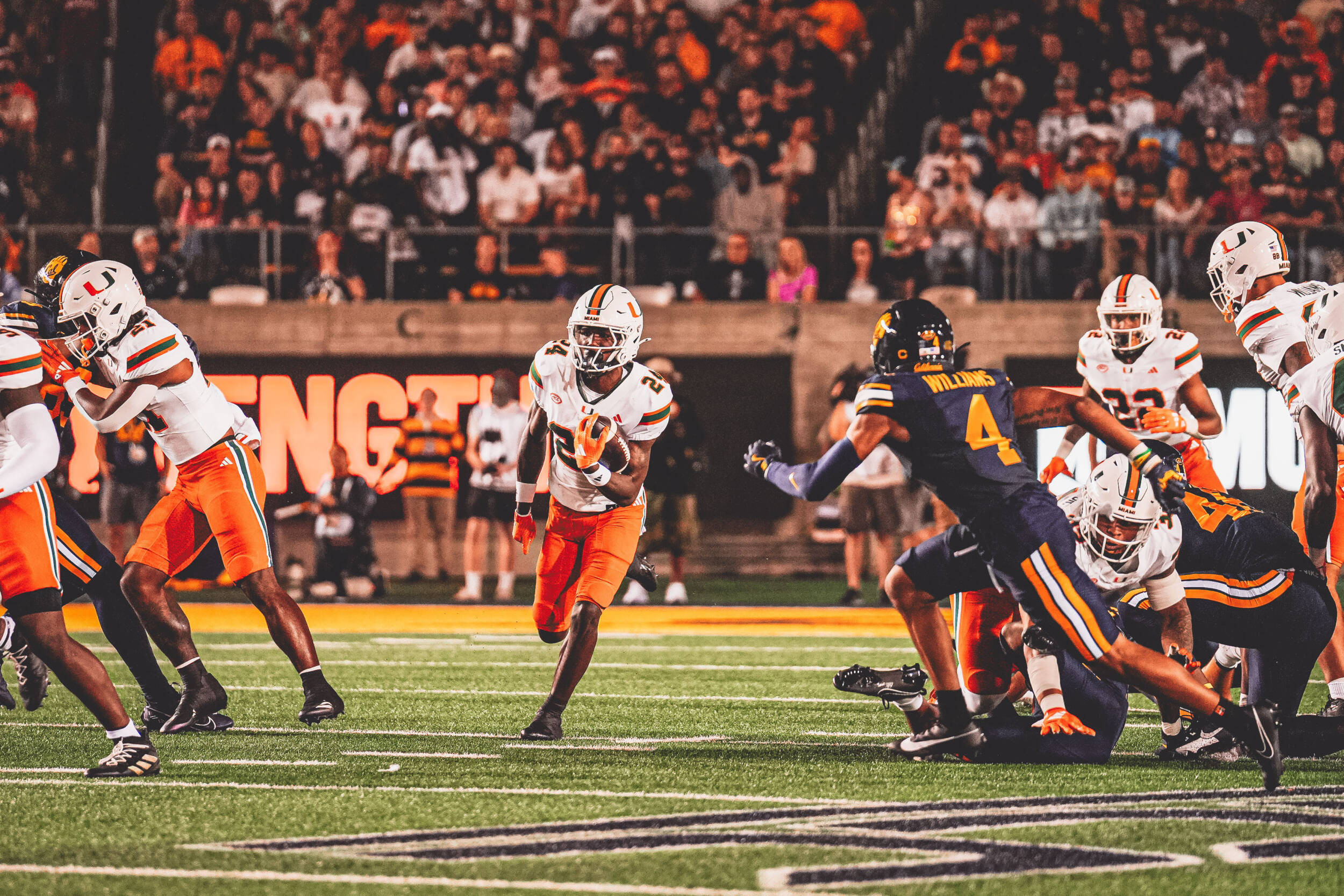 Canes Rally for Epic Comeback Win at Cal – University of Miami Athletics