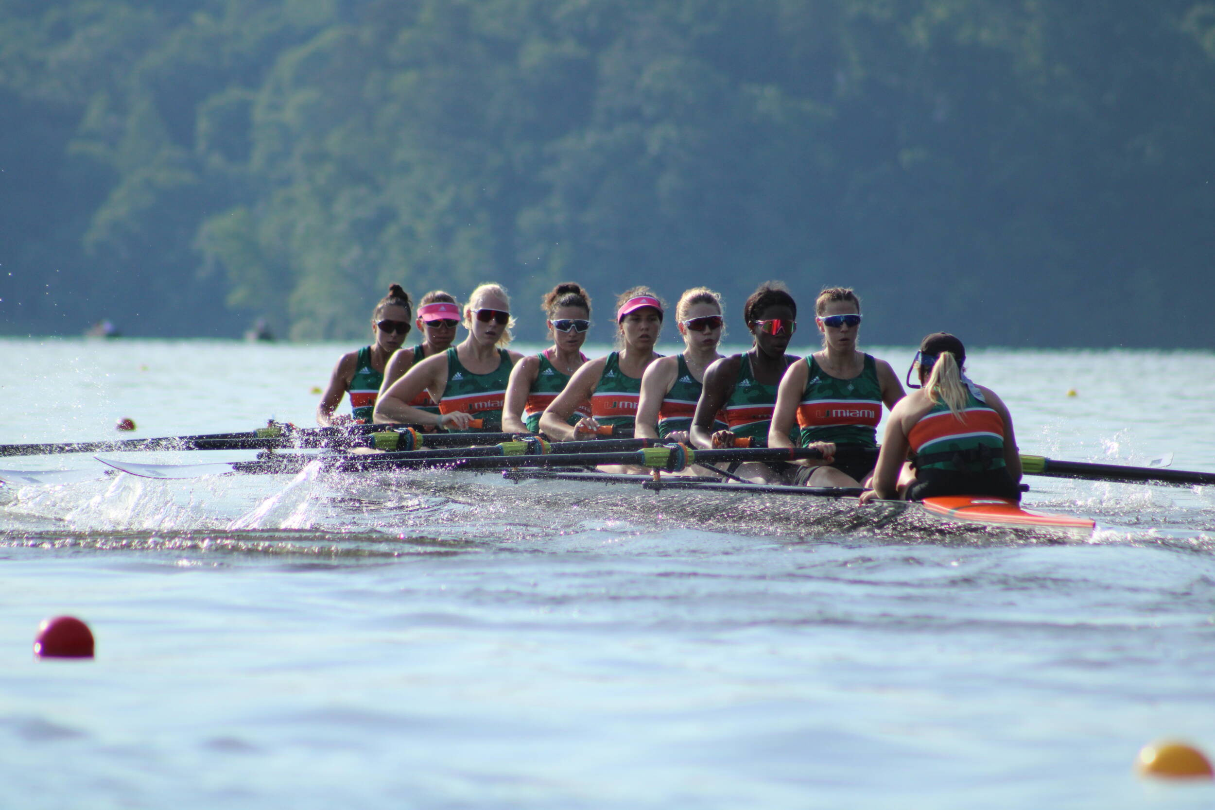All Varsity Eight Boats Advance to ACC Finals