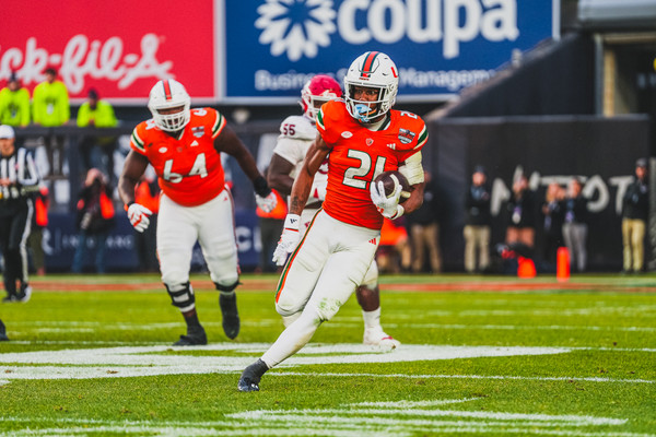 Knights Outlast Canes in Pinstripe Bowl – University of Miami Athletics