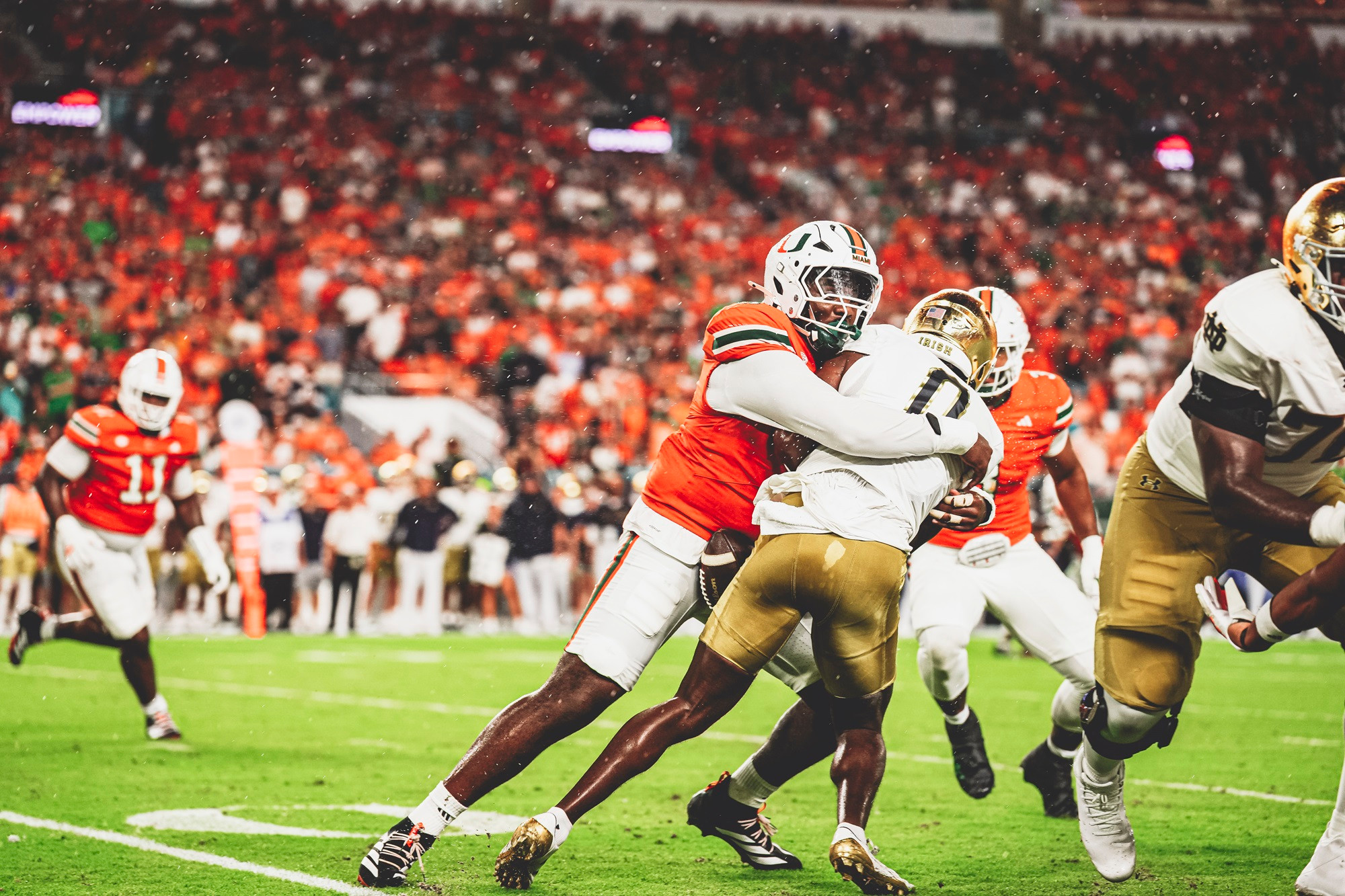 Canes Open Season with Thrilling, 27-24 Win over Notre Dame ...