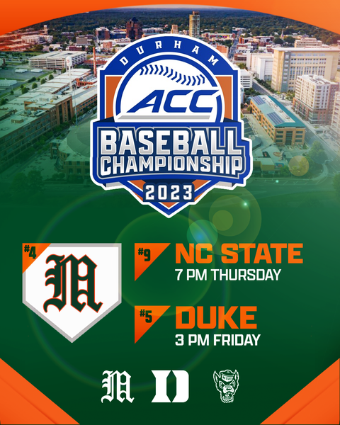 Miami Seeded Fourth in ACC Baseball Championship – University of Miami ...