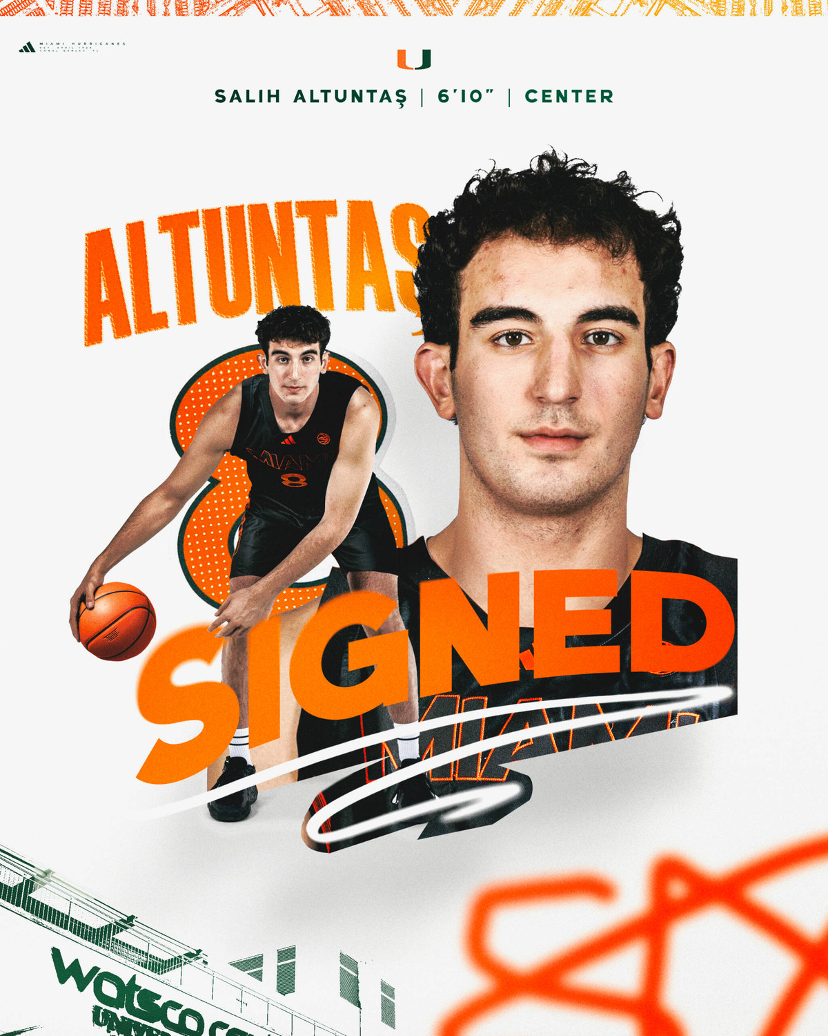 Salih Altuntas Signs with the Hurricanes – University of Miami Athletics