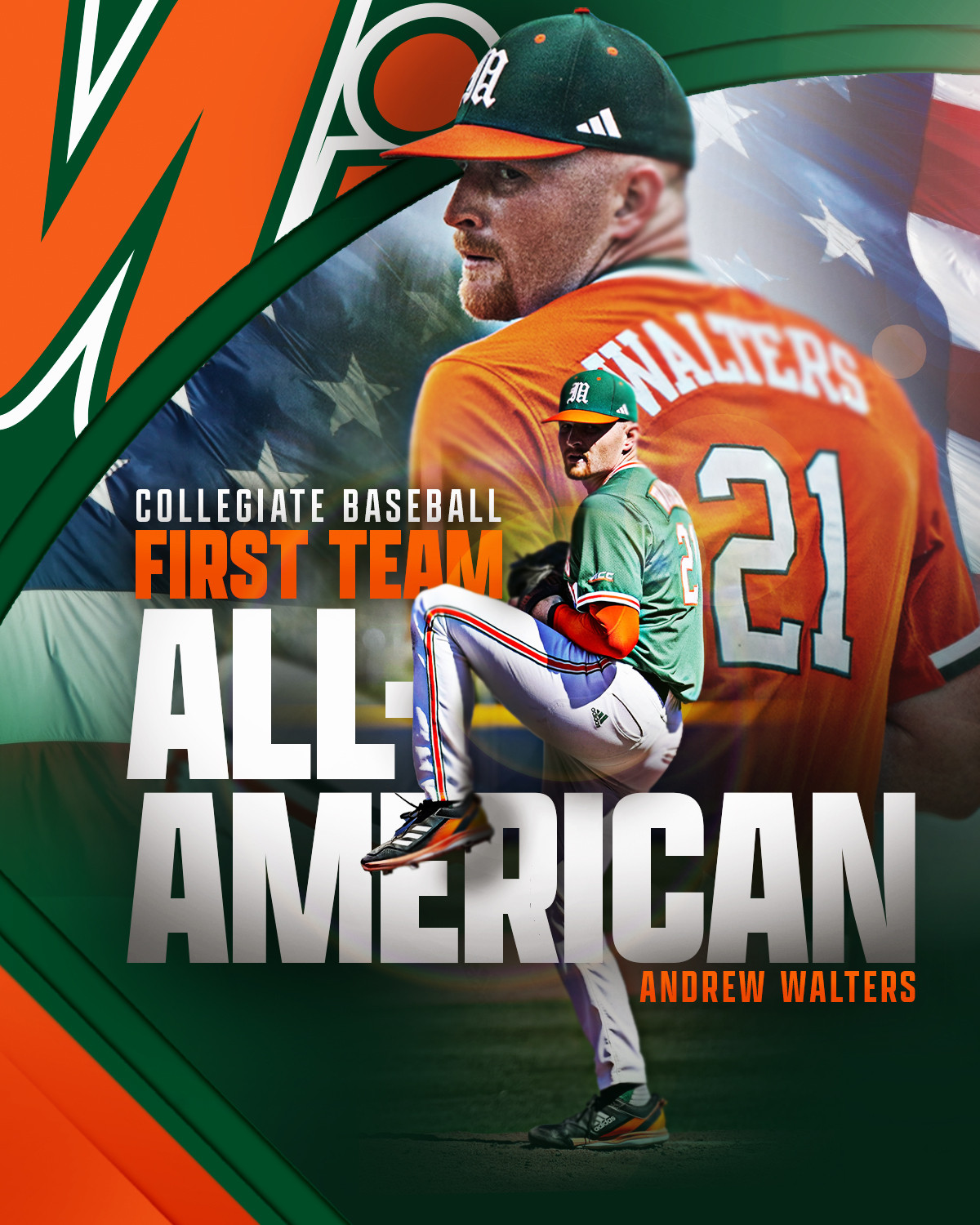 Walters Tabbed All-American by Collegiate Baseball – University of ...