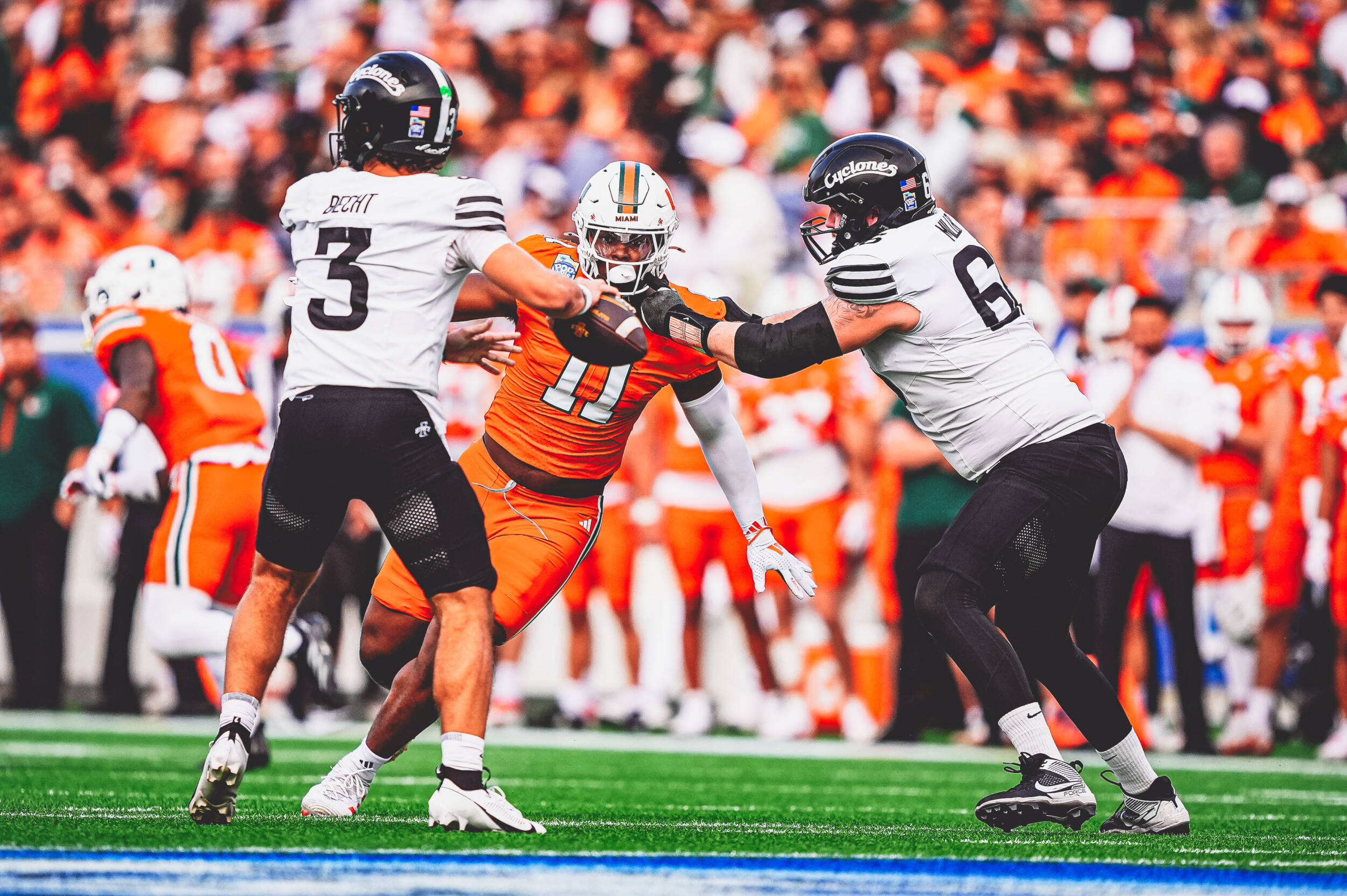 Cyclones Edge Canes 42-41 in Pop-Tarts Bowl – University of Miami Athletics