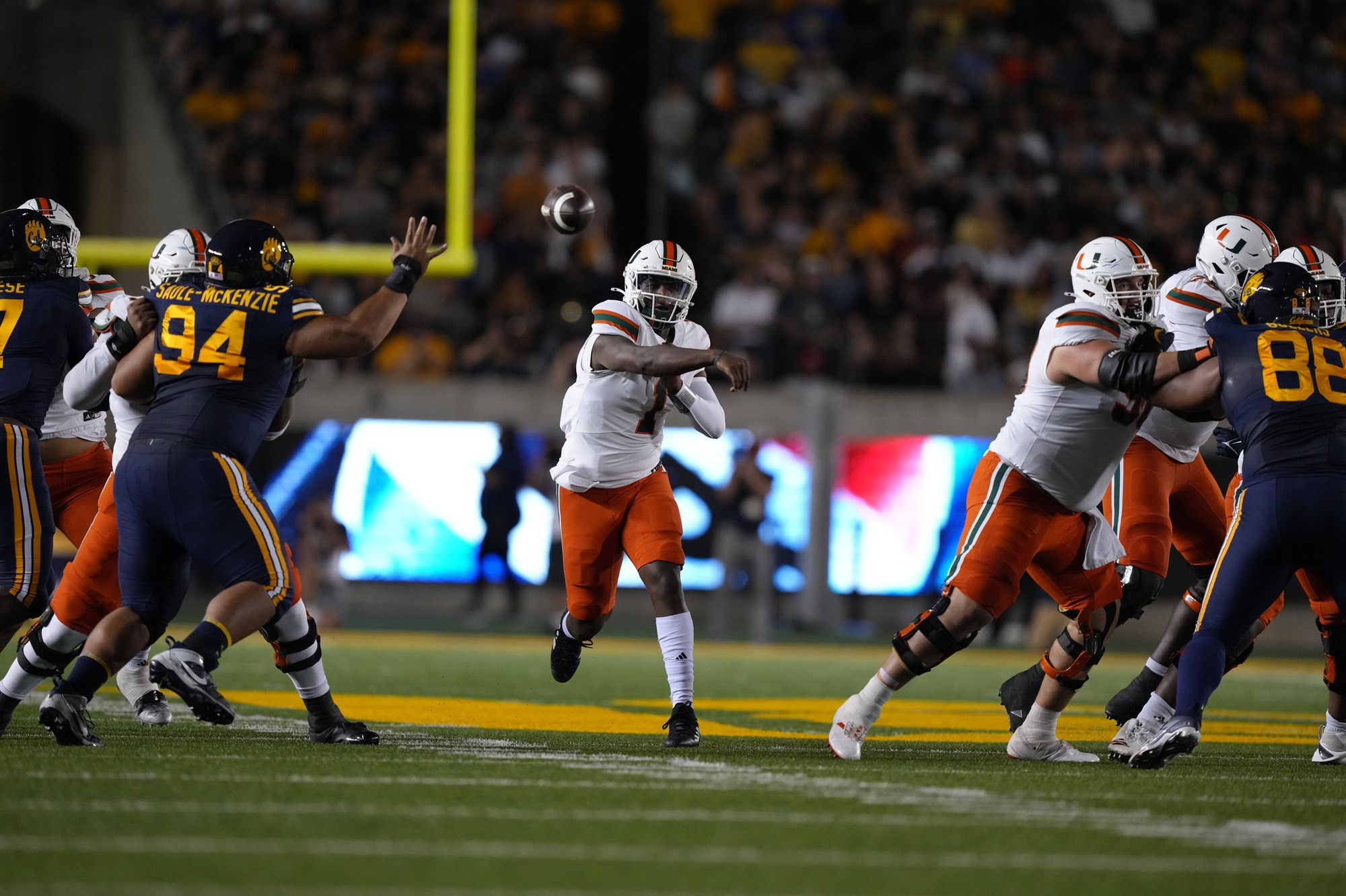Canes Rally for Epic Comeback Win at Cal – University of Miami Athletics