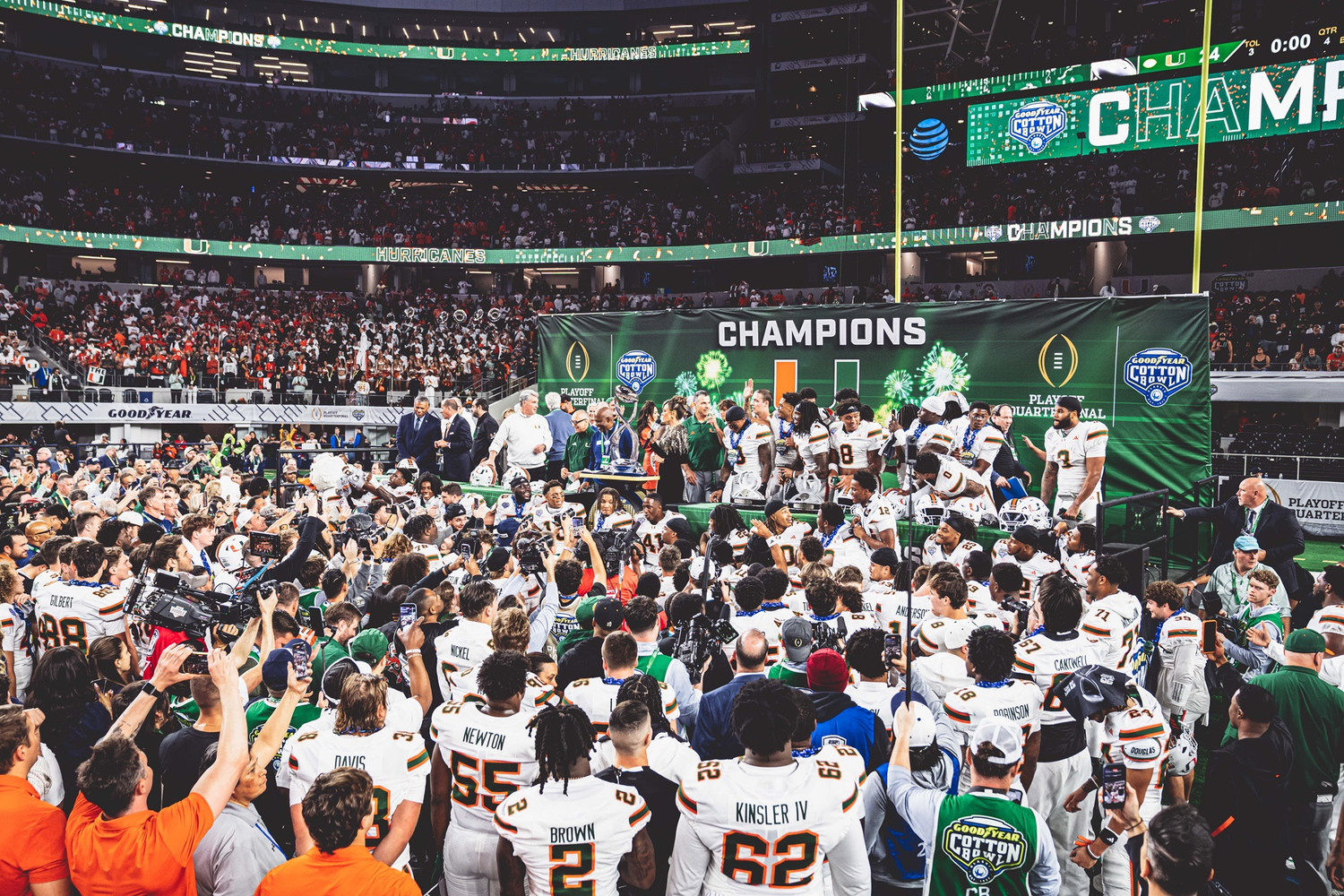 Photo Gallery: Canes Beat Buckeyes in CFP Quarters – University of ...