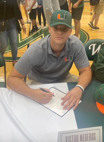 Family Comes First for Mederos – University of Miami Athletics