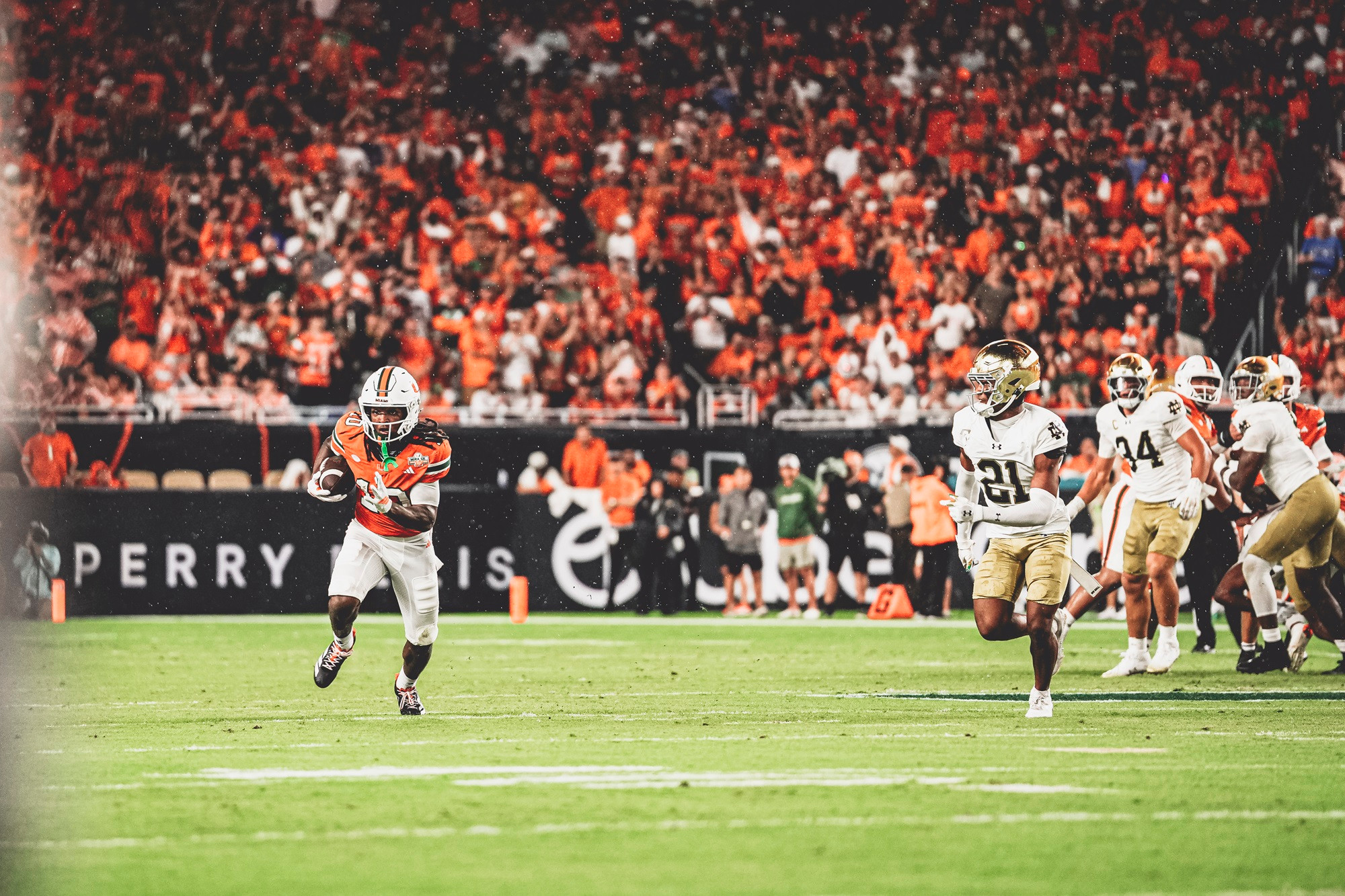 Canes Open Season with Thrilling, 27-24 Win over Notre Dame ...
