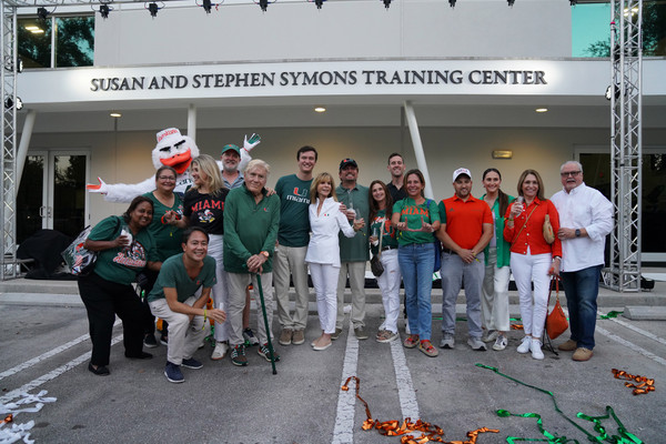 Miami Athletics Dedicates Susan and Stephen Symons Training Center ...